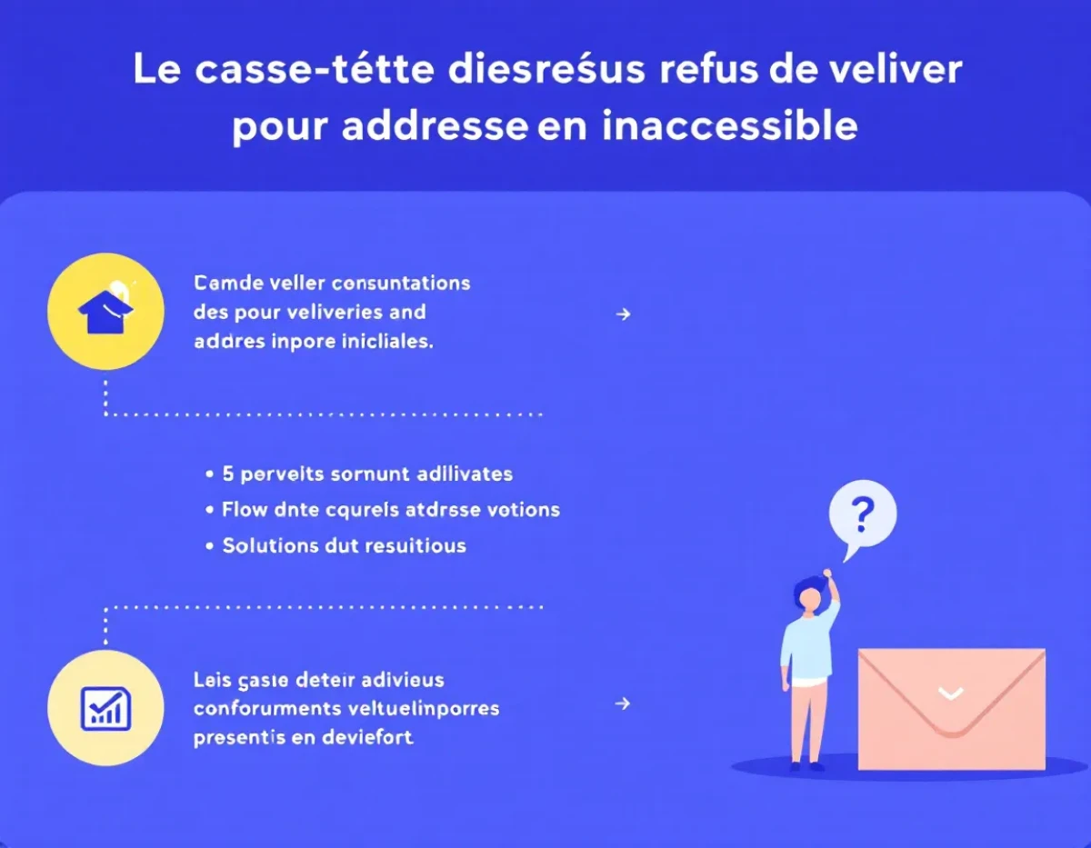 Le casse-tête des refus de livraison pour adresse inaccessible ...